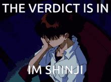 Shinji Ikari Crying To Rei Ayanami Sad Scene Evangelion GIF GIFDB Com