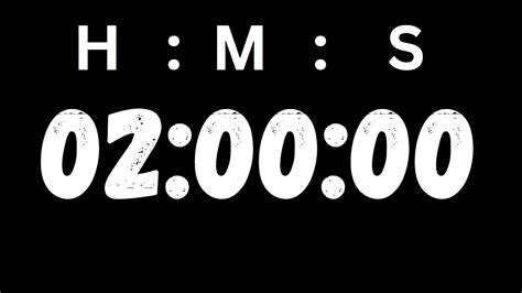 2 Hour Timer Timer Countdown Youtube