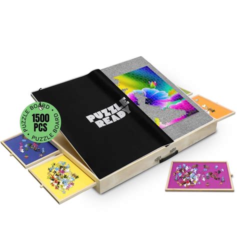 Portable Puzzle Board Puzzle Ready