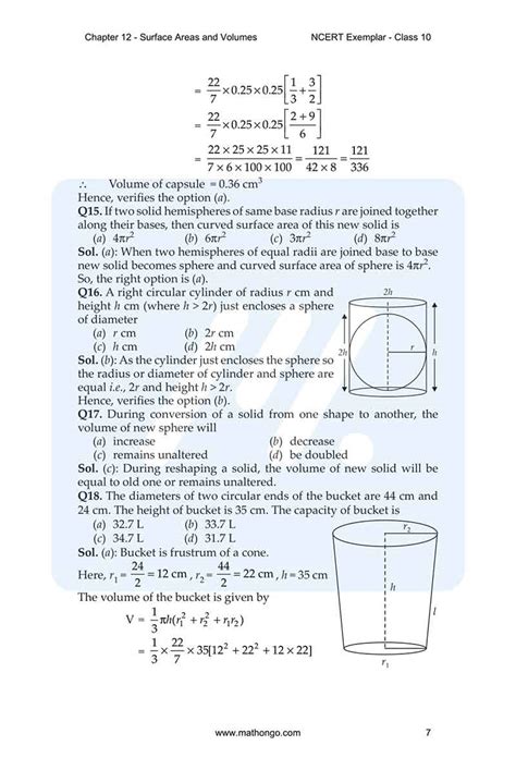 Ncert Exemplar For Class 10 Maths Chapter 12 Mathongo