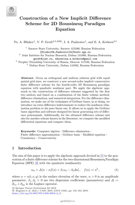 Pdf Construction Of A New Implicit Difference Scheme For 2d