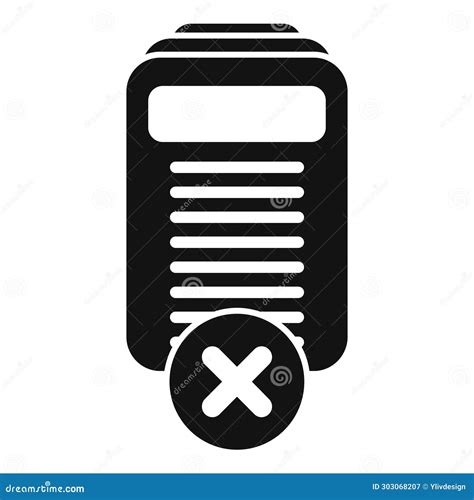 Restricted Content Icon Simple Vector Data Cloud Process Stock Illustration Illustration Of