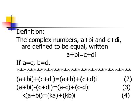 PPT Complex Numbers PowerPoint Presentation Free Download ID