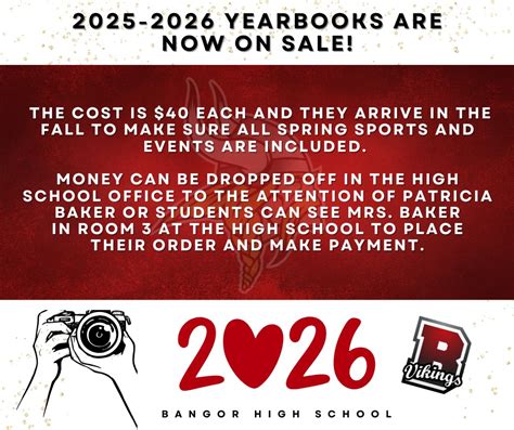 Bangor 2025 2026 Yearbooks Are Now On Sale 🥳 Facebook