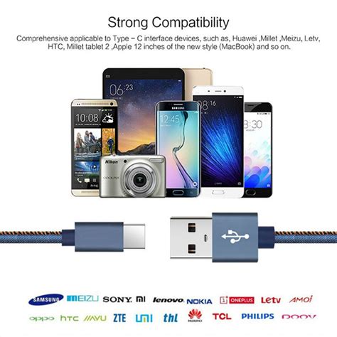 Micro Usb Kabel Snelle Lader Usb Data Kabel Nylon Grandado