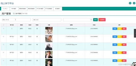 线上学习平台jspjavaspringmvcmysqlmybatis简单集成spring、mybatis、springmvc使用
