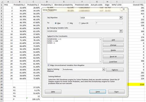 How Do I Use Excel Solver With IF Statements Stack Overflow