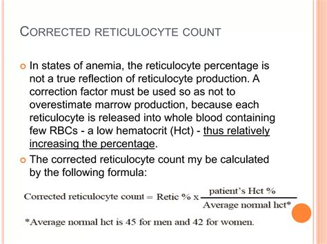 Reticulocyte Count Pptx