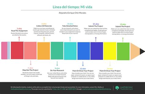 Babe Project Timeline Assignment Infographic