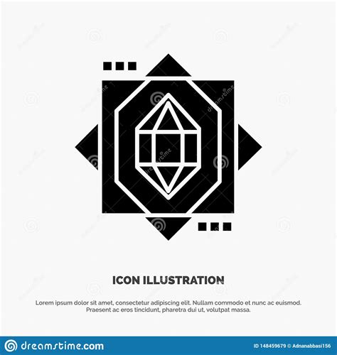 3d Core Forming Design Solid Black Glyph Icon Stock Vector