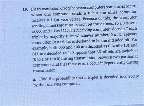 Solved Bit Transmission Errors Between Computers Sometimes