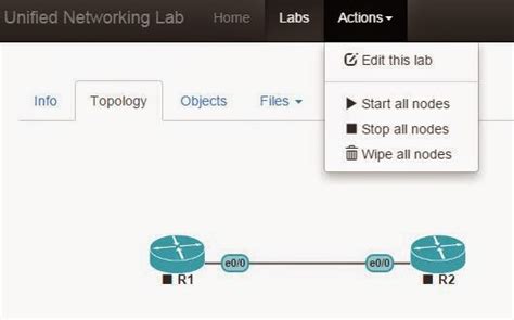First Steps With Unetlab