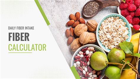 Fiber Calculator Find Your Daily Fiber Intake Fitness Volt