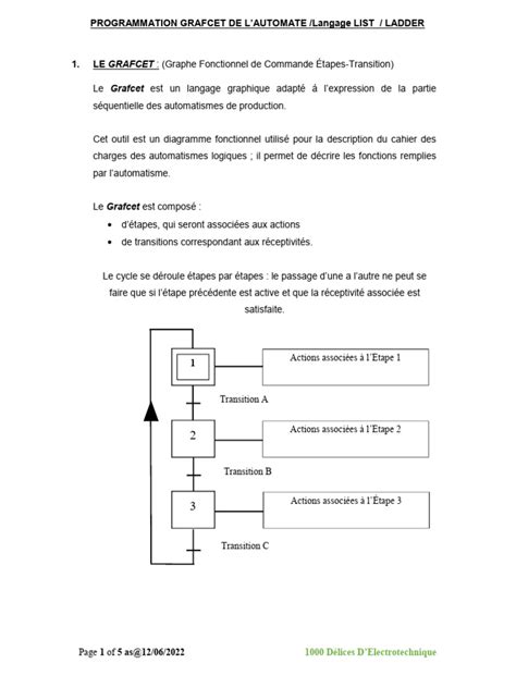 programmation des grafcets1 pdf