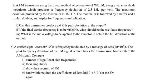 9 A Fm Transmitter Using The Direct Method Of