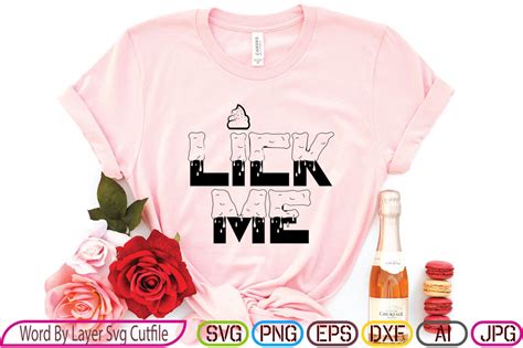 Lick Me Svg Graphic By The Printable · Creative Fabrica