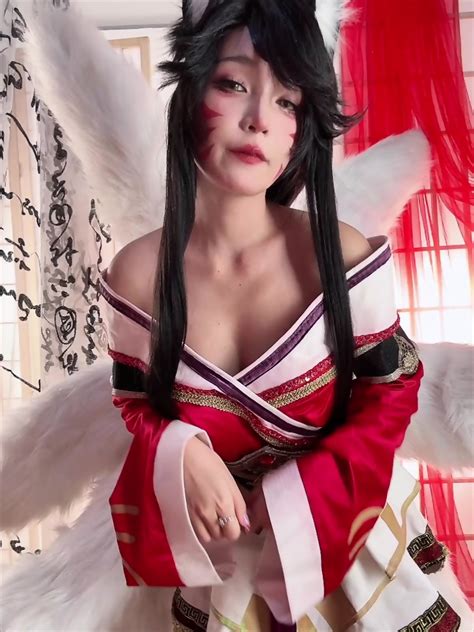 Umeko J Ahri League Of Legends Cosplay Eporner