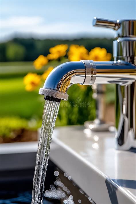 A Sleek Irrigation Tank Equipped With Advanced Sensors Actively