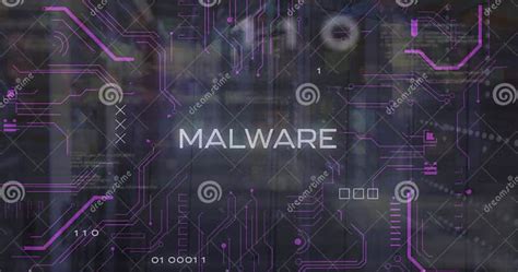 Image Of Malware Binary Codes Computer Language Binary Codes Over