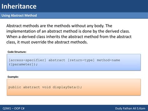 Object Oriented Programming Inheritance Ppt