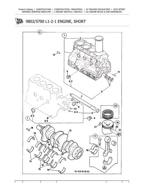 Ppt Jcb Js70 Offset Tracked Excavator Parts Catalogue Manual Serial Number 00695001 00695500