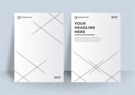 파란색과 금색 표지 프리젠 테이션 템플릿 요소 프리미엄 벡터