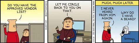 Circle Back To You Dilbert Comic Strip Rbeards