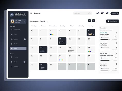 School Dashboard Designs Themes Templates And Downloadable Graphic