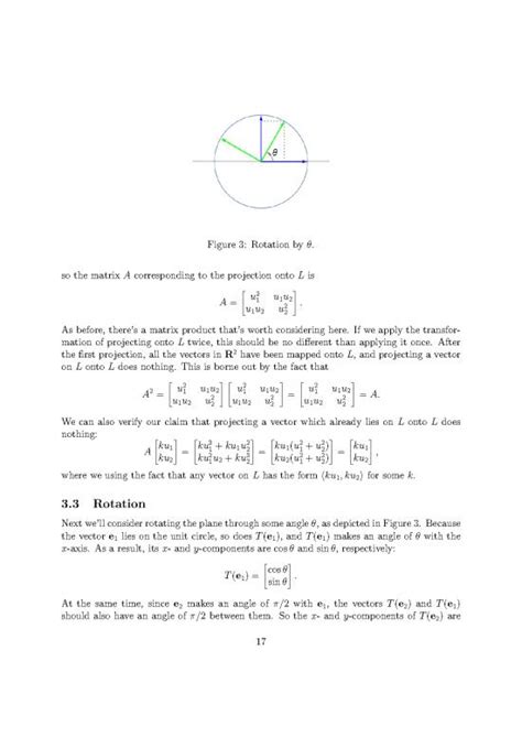 Matrices Pdf Notes 174474 Linear Transformations Of The Plane