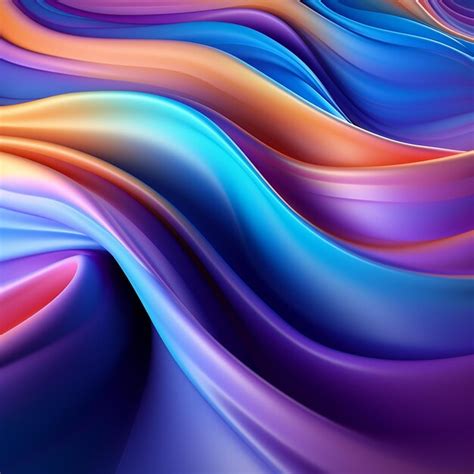 Premium Photo Smooth Flowing Wave Pattern Abstract Silk Backdrop In
