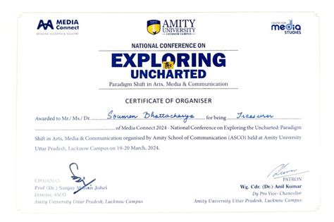 Soumen Bhattacharya On Linkedin Research Conference Media Communication Amityuniversity