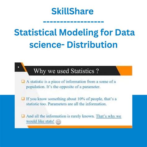 Skillshare Statistical Modeling For Data Science Distribution