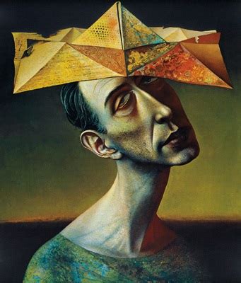 Gelber Narrenhut By Rudolf Hausner On Artnet
