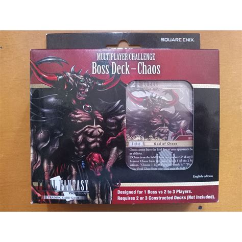Ff Final Fantasy Tcg Boss Deck Chaos Multiplayer Challenge English