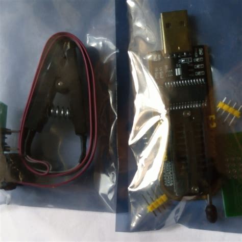 Jual Ch341a Usb Programer Lengkap Dengan Penjepit Eeprom Shopee Indonesia