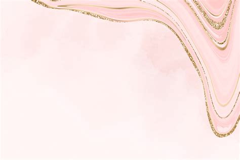골드 라이닝이 있는 파스텔 핑크 대리석 배경 무료 사진