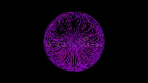 Violet Burst Abstract DJ Bubble Universe Sphere VJ Technology Inspired
