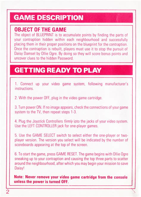 Atari 2600 Vcs Blueprint Scans Dump Download Screenshots Ads