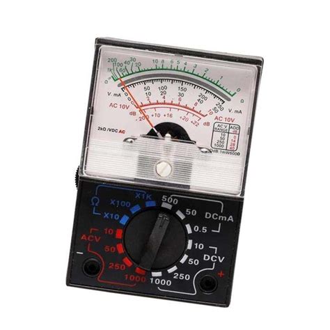 Pointer Multimeter Black Safe Accurate Pointer Voltimeter Lazada Ph