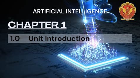 1 0 unit introduction chapter 1 it504 artificial intelligence