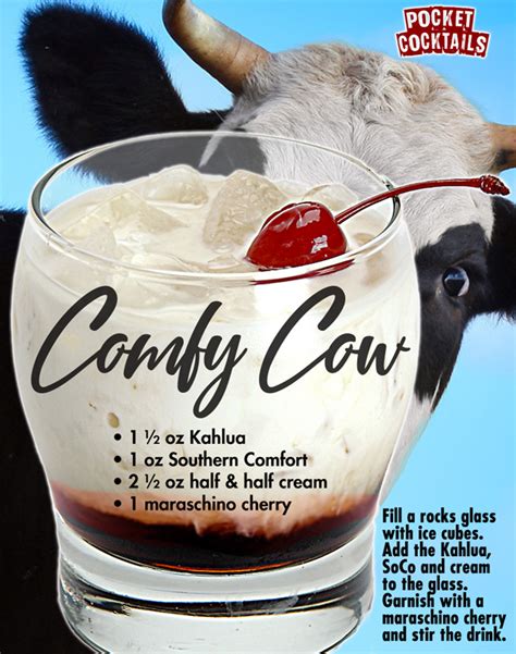 Comfy Cow Pocket Cocktails
