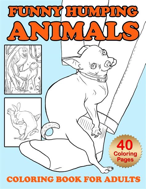 Animals Mating Coloring Book Humping Animals A Funny And
