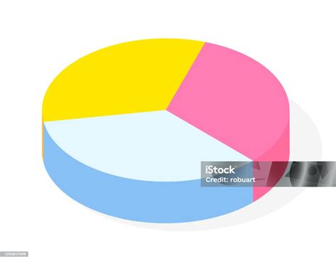 다채로운 벡터 3d 파이 다이어그램 원형 차트 디지털 마케팅 라운드 인포차트 인포그래프 통계 원형 차트에 대한 스톡 벡터 아트 및 기타 이미지 Istock