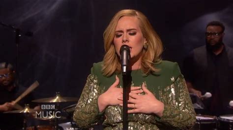 Watch Adele Perform Hello Live For The First Time Adele Bbc One