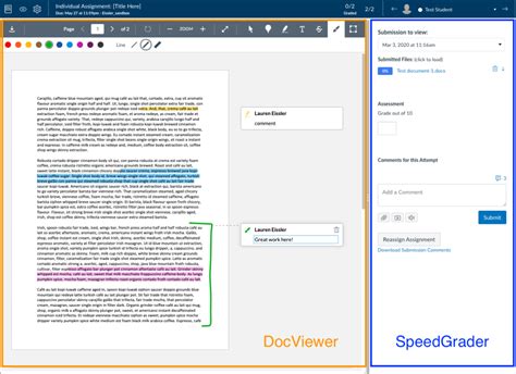 Canvas Update Speedgrader Comment Library Focus