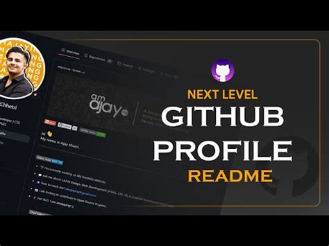 Next Level Github Readme Profile Tutorial Must Have For Developers Improve Your Github