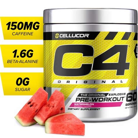 Предтреник, C4 Original 390 гр → Cellucor ᐈ Купить в Казахстане ...