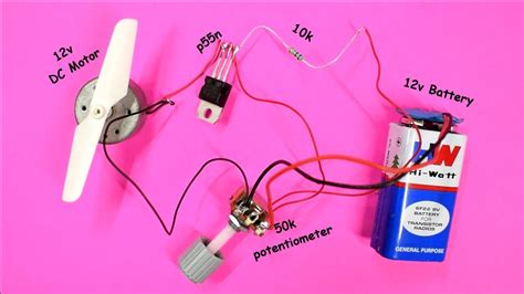 On Video How To Build The Simplest DC Motor Speed Controller Electrical And Electronics