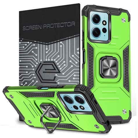 Etui Exoguard Qring Szk O Xiaomi Redmi Note G Pancerne Case Obudowa Futera Ring