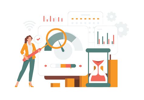 Benchmark Load Testing Software Product Performance Indicator Concept Illustration 48066855